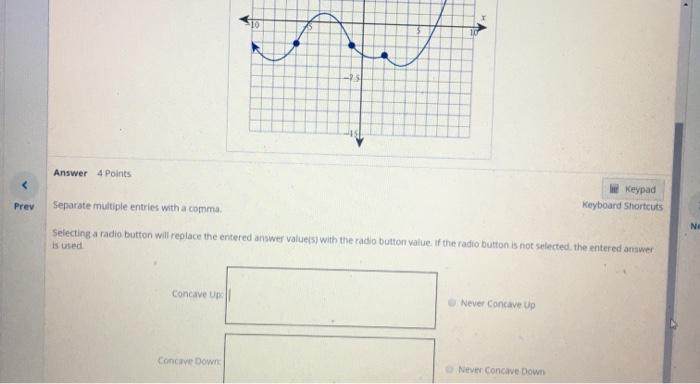 Solved Consider the following graph. Step 1 of 2: Determine | Chegg.com