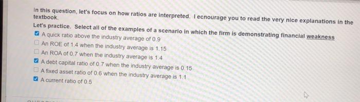 Solved select all of the examples of a scenerio in which the | Chegg.com