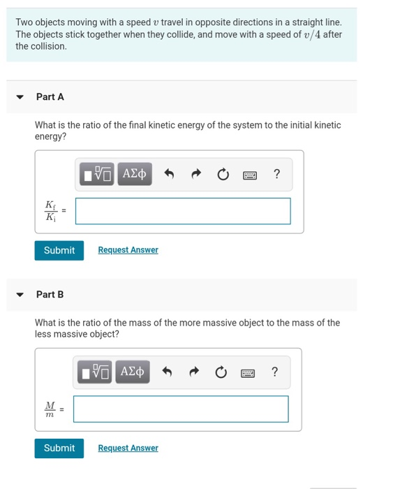 Solved Two objects moving with a speed v travel in opposite | Chegg.com Solved Two objects moving with a speed v travel in opposite | Chegg.com