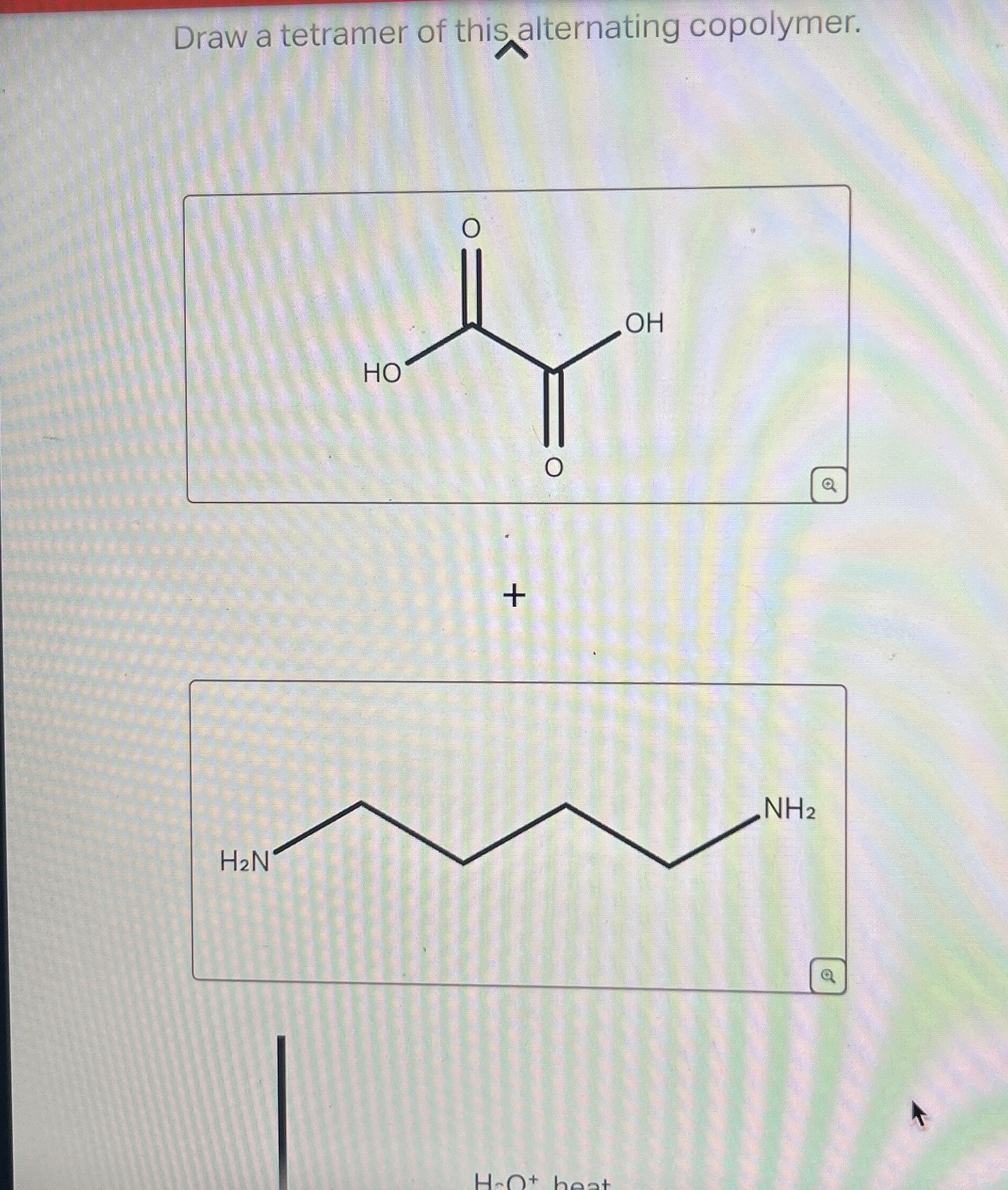 Solved Draw a tetramer of this alternating copolymer. | Chegg.com