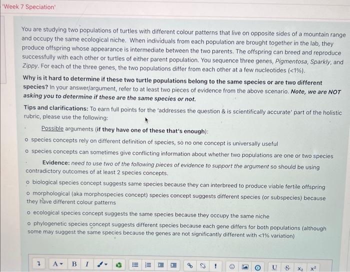 Solved You are studying two populations of turtles with | Chegg.com