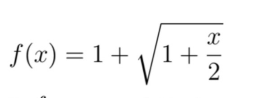 Solved f(x)=1+1+x22 ﻿find the inverse | Chegg.com