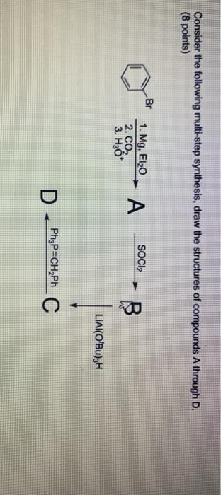 Solved Consider the following multi-step synthesis, draw the | Chegg.com