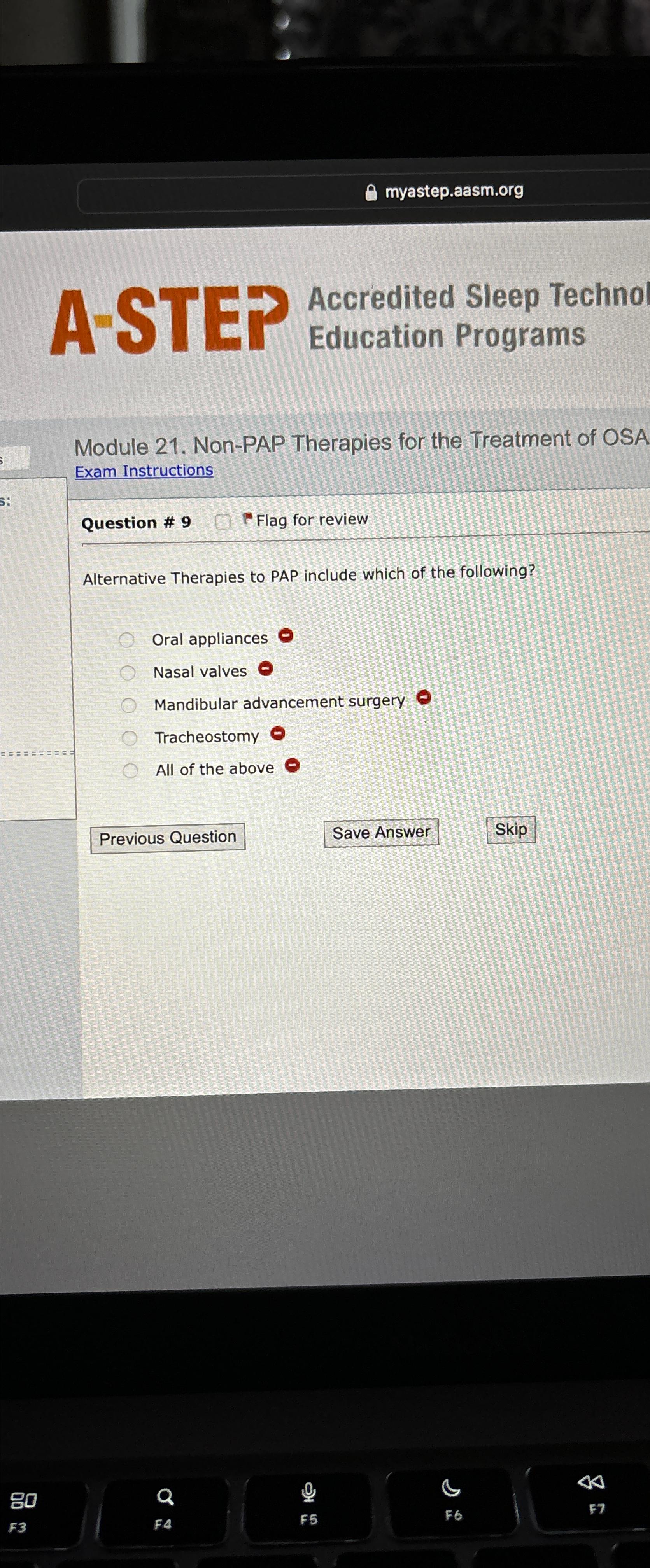 Solved myastep.aasm.orgAccredited Sleep Techno Education | Chegg.com