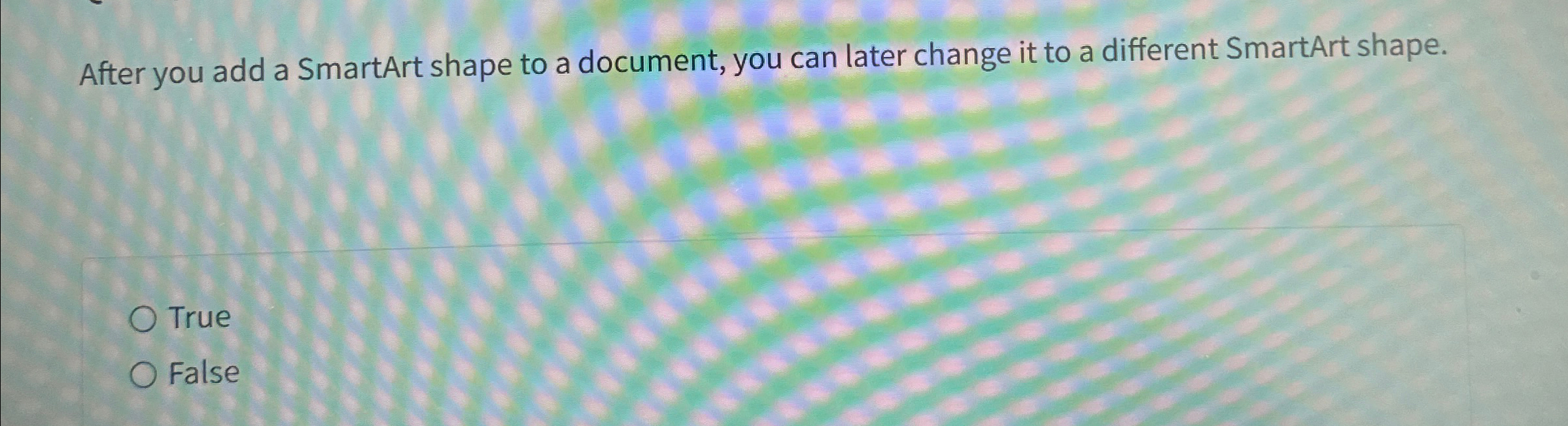 Solved After you add a SmartArt shape to a document, you can | Chegg.com