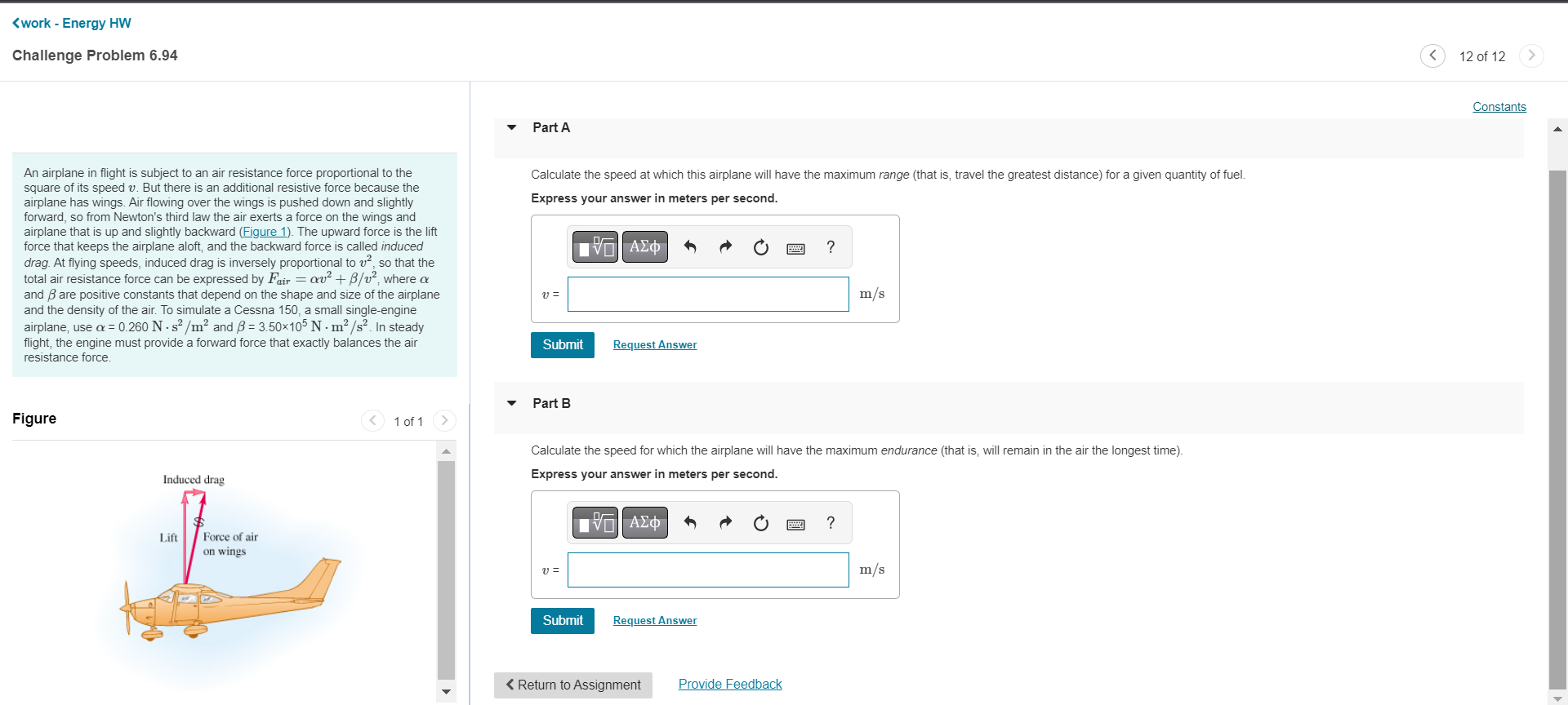 Solved Figure Part B Calculate the speed for which the | Chegg.com