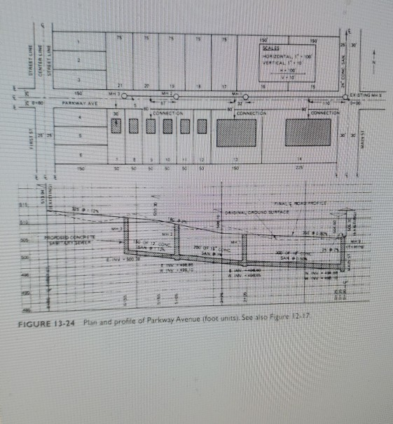 4. With reference to the plan and profile drawing of | Chegg.com