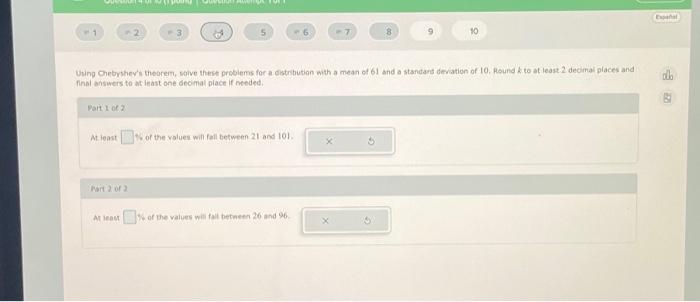 Solved = 1 Part 1 of 2 At least = 2 Part 2 of 2 At least = 3 | Chegg.com