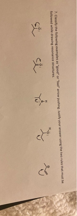 Solved 7. Classify the following examples as "good" or "bad" | Chegg.com