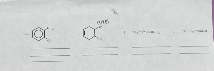 4. Circle the functional group(s) and identify the | Chegg.com