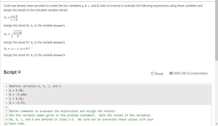 Solved Code has already been provided to create the four | Chegg.com
