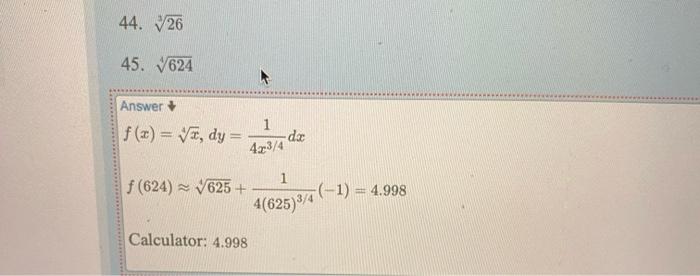 Solved please creat a problem like 44 i did show the work | Chegg.com