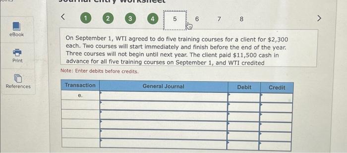 Solved WTI's two employees are paid weekly. As of the end of | Chegg.com