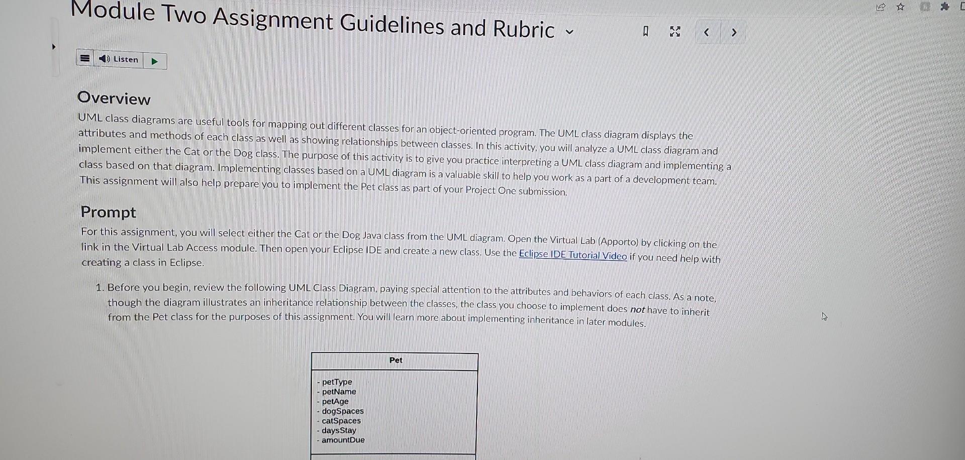 Solved Module Two Assignment Guidelines and Rubric - | Chegg.com