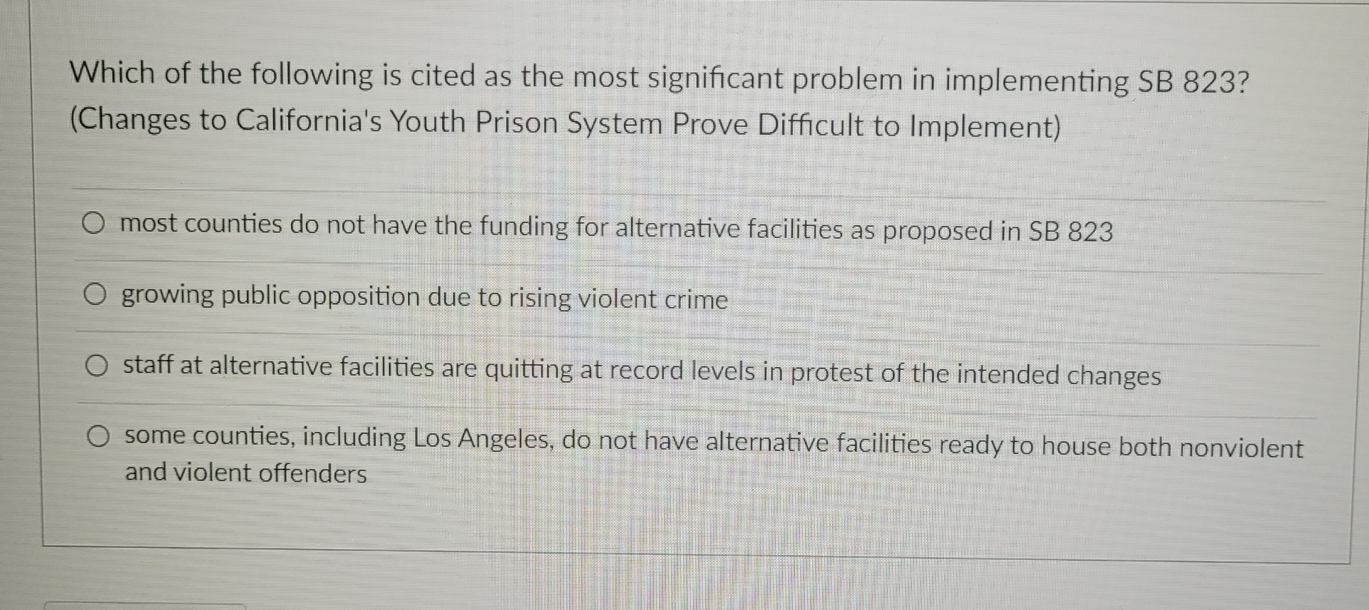 Solved Which of the following is cited as the most | Chegg.com