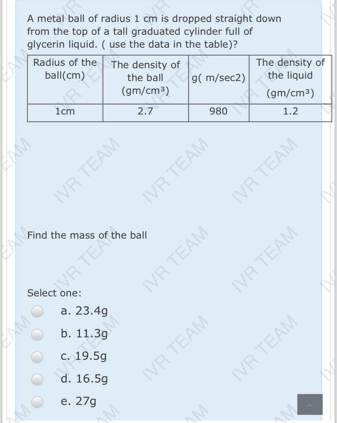 Solved A metal ball of radius 1cm ﻿is dropped straight down | Chegg.com