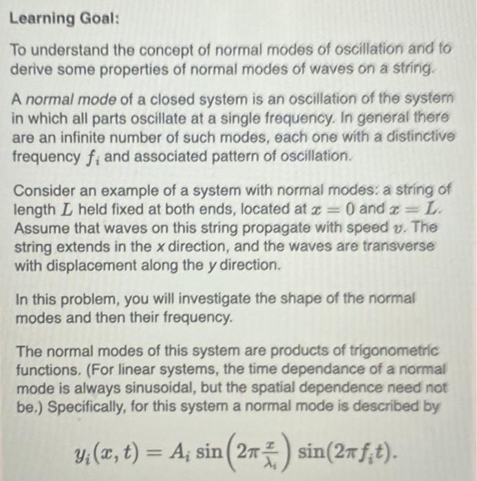 Solved Learning Goal: To understand the concept of normal | Chegg.com