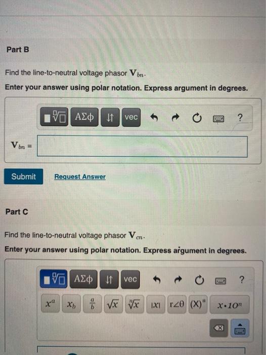 Solved Item 3 A balanced positive-sequence wye-connected | Chegg.com