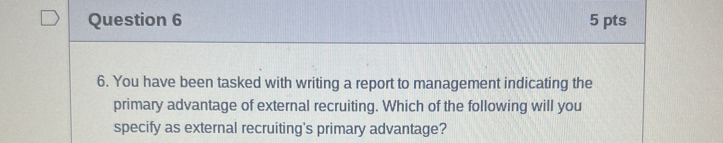 Solved Question 65 ﻿pts6. ﻿You have been tasked with writing | Chegg.com