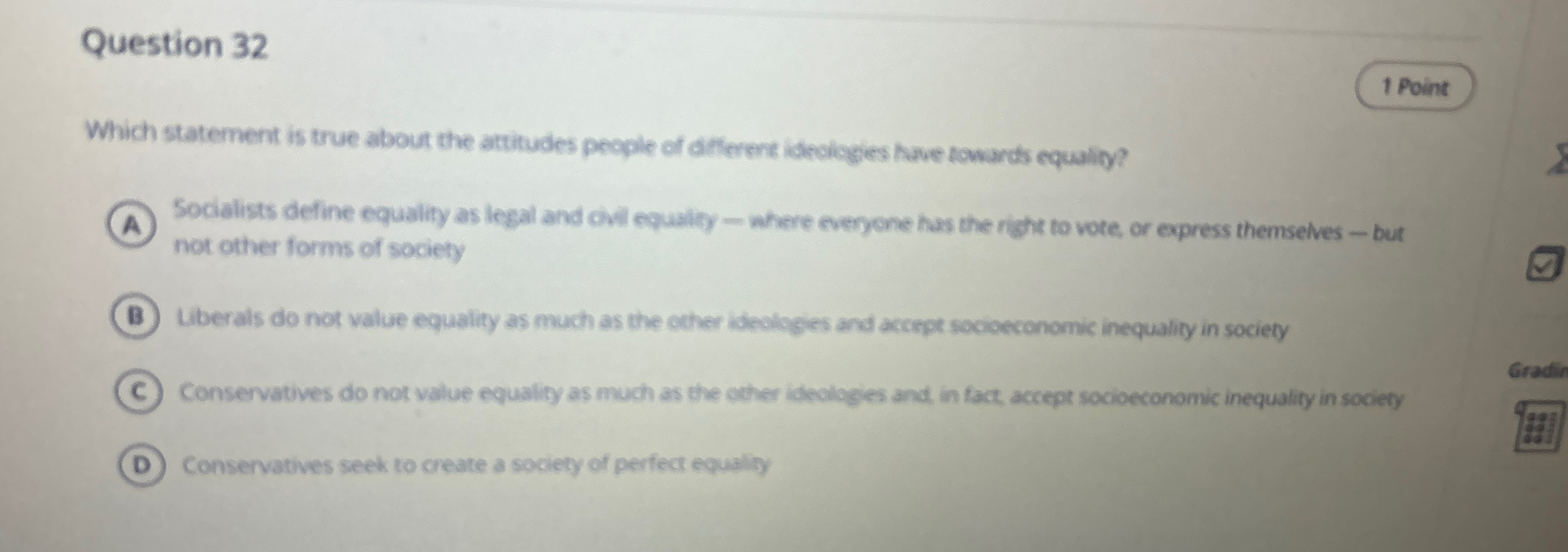 Solved Question 32Which statement is true about the | Chegg.com