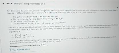 Solved Express your answer in terms of m,g,θ, ﻿and μn.View | Chegg.com