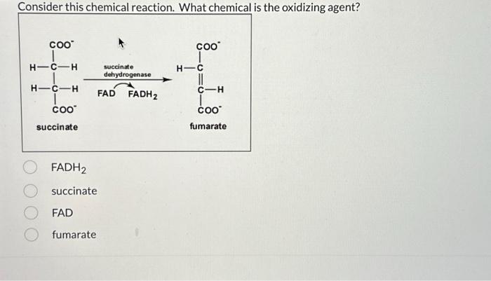 Solved Consider this chemical reaction. What chemical is the | Chegg.com