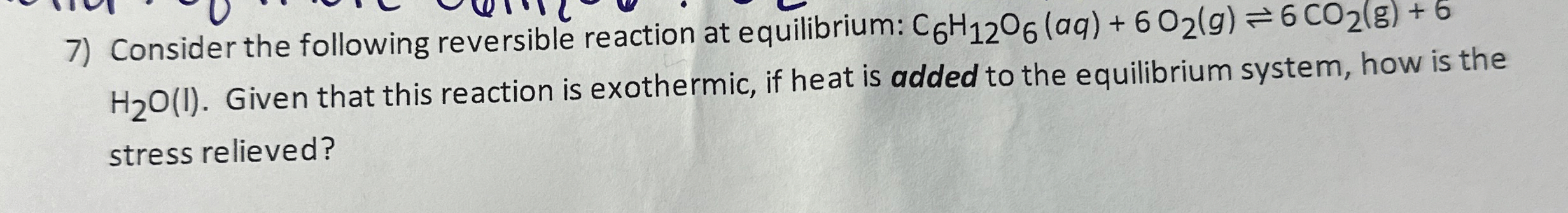 High Quality SOLUTION Consider the following reversible reaction at | Chegg.com