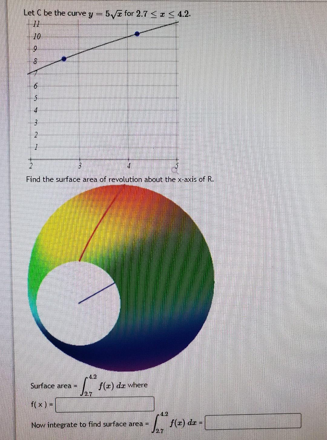 Solved Let C be the curve y 5/for 2.7