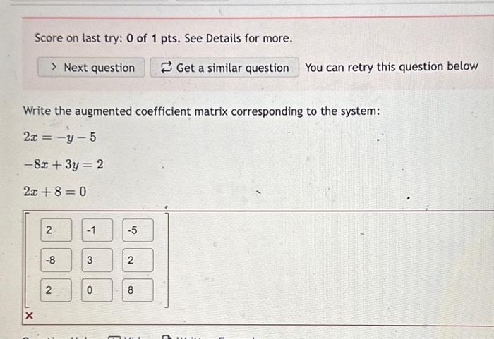 Linear AlgebraThe answer is incorrect. Ieven tried | Chegg.com