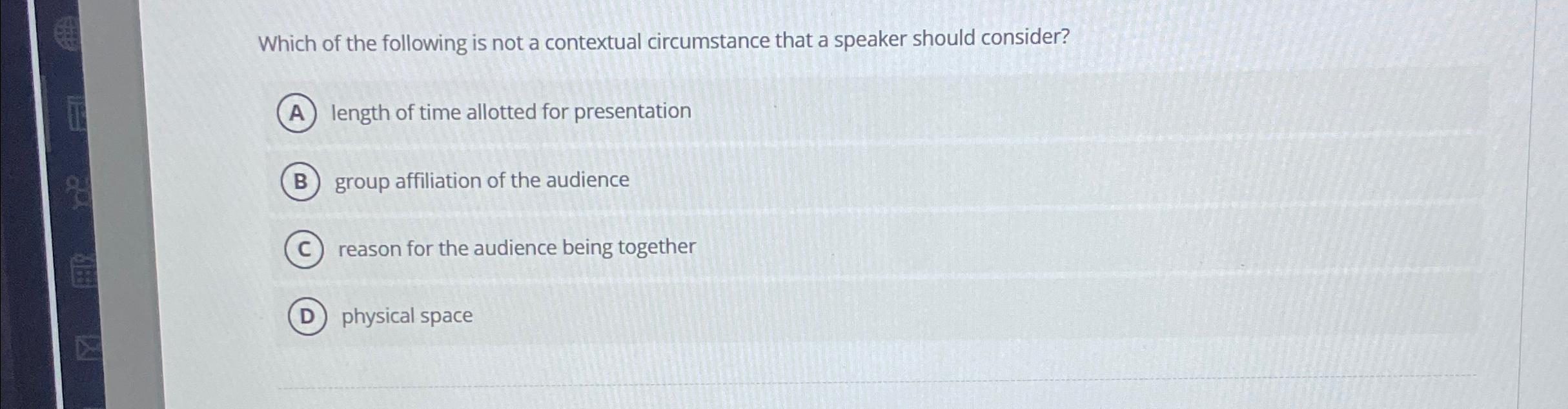 Solved Which of the following is not a contextual | Chegg.com