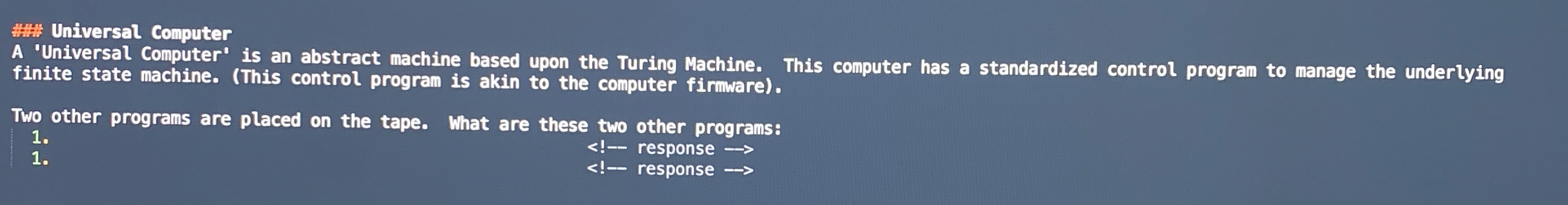 Solved ## Universal ComputerA 'Universal Computer' is an | Chegg.com