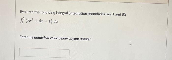 Solved Evaluate the following integral (integration | Chegg.com