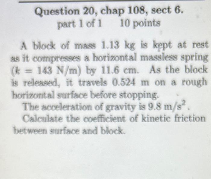 Solved Question 20, chap 108, sect 6 . part 1 of 110 points | Chegg.com