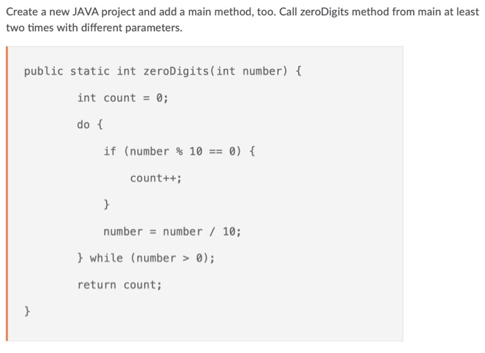 Solved Problem 1: Explain what this method is doing. To use | Chegg.com