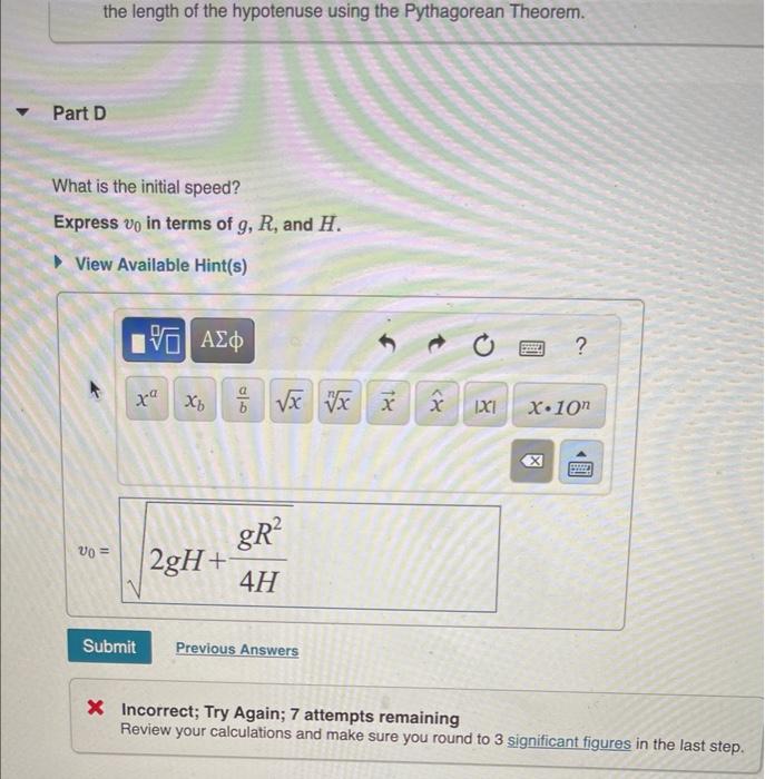 Solved A projectile is fired with speed v0 at an angle θ | Chegg.com