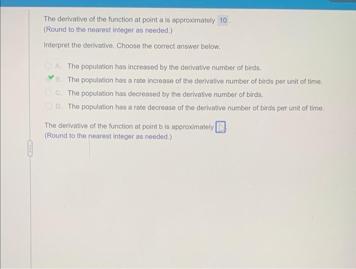Solved In a study, the population of a certain bird in an | Chegg.com