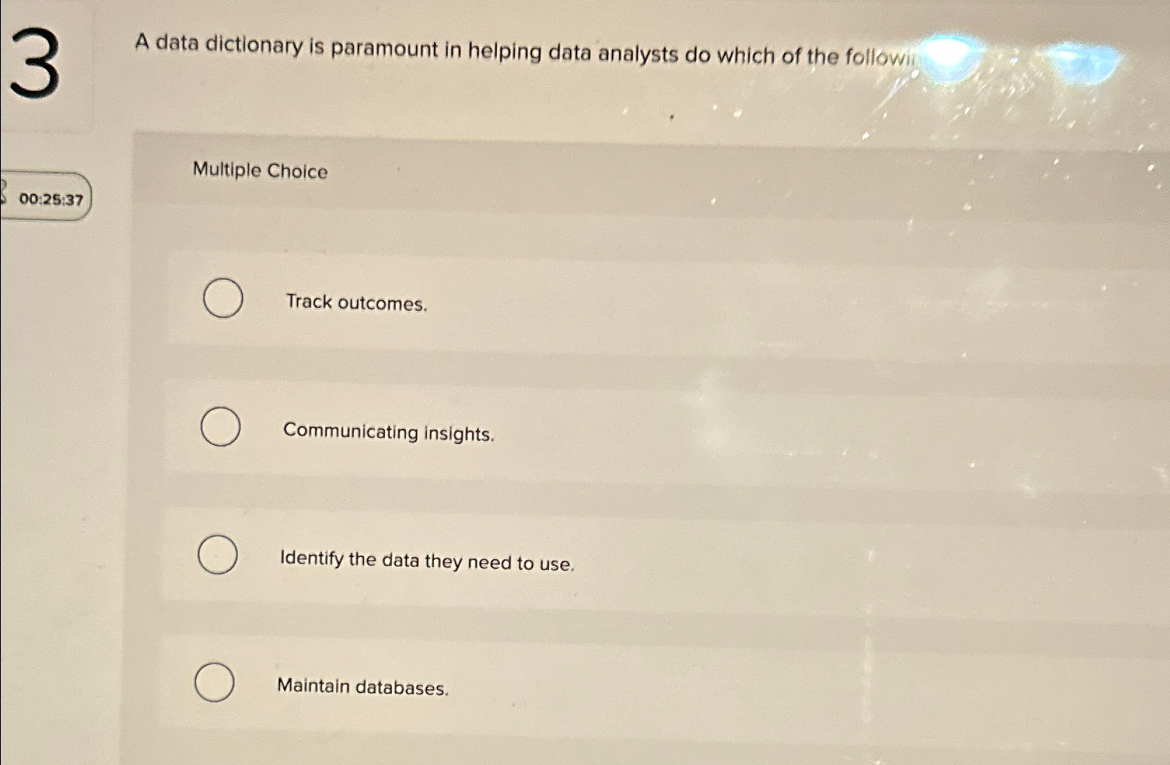 Solved A data dictionary is paramount in helping data | Chegg.com