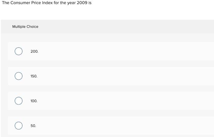 Solved If year 2 is the base year, the Consumer Price Index | Chegg.com
