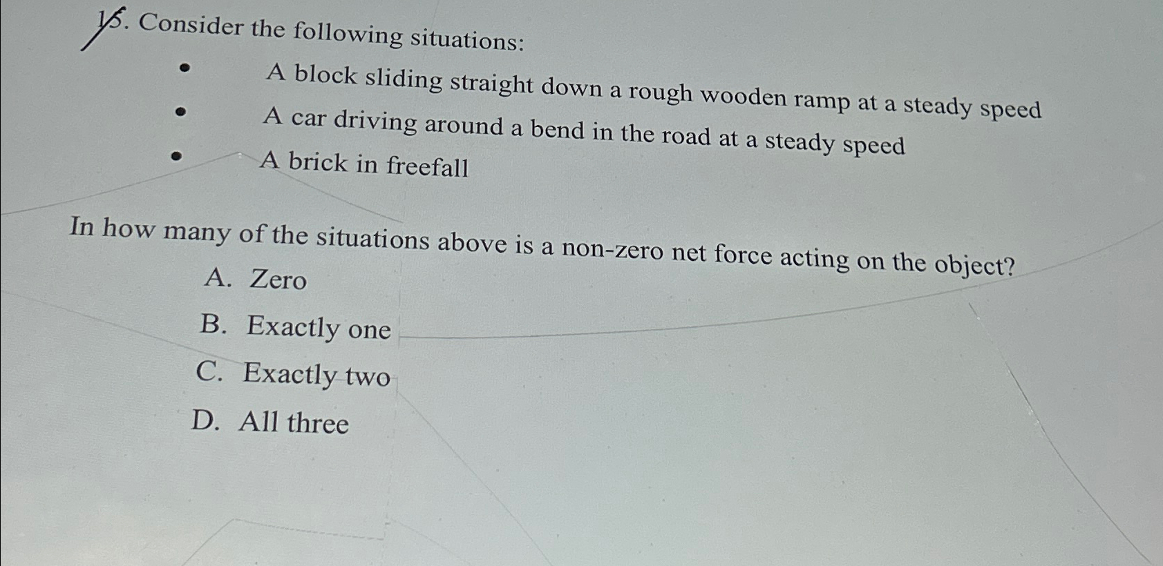 Consider the following situations:A block sliding | Chegg.com