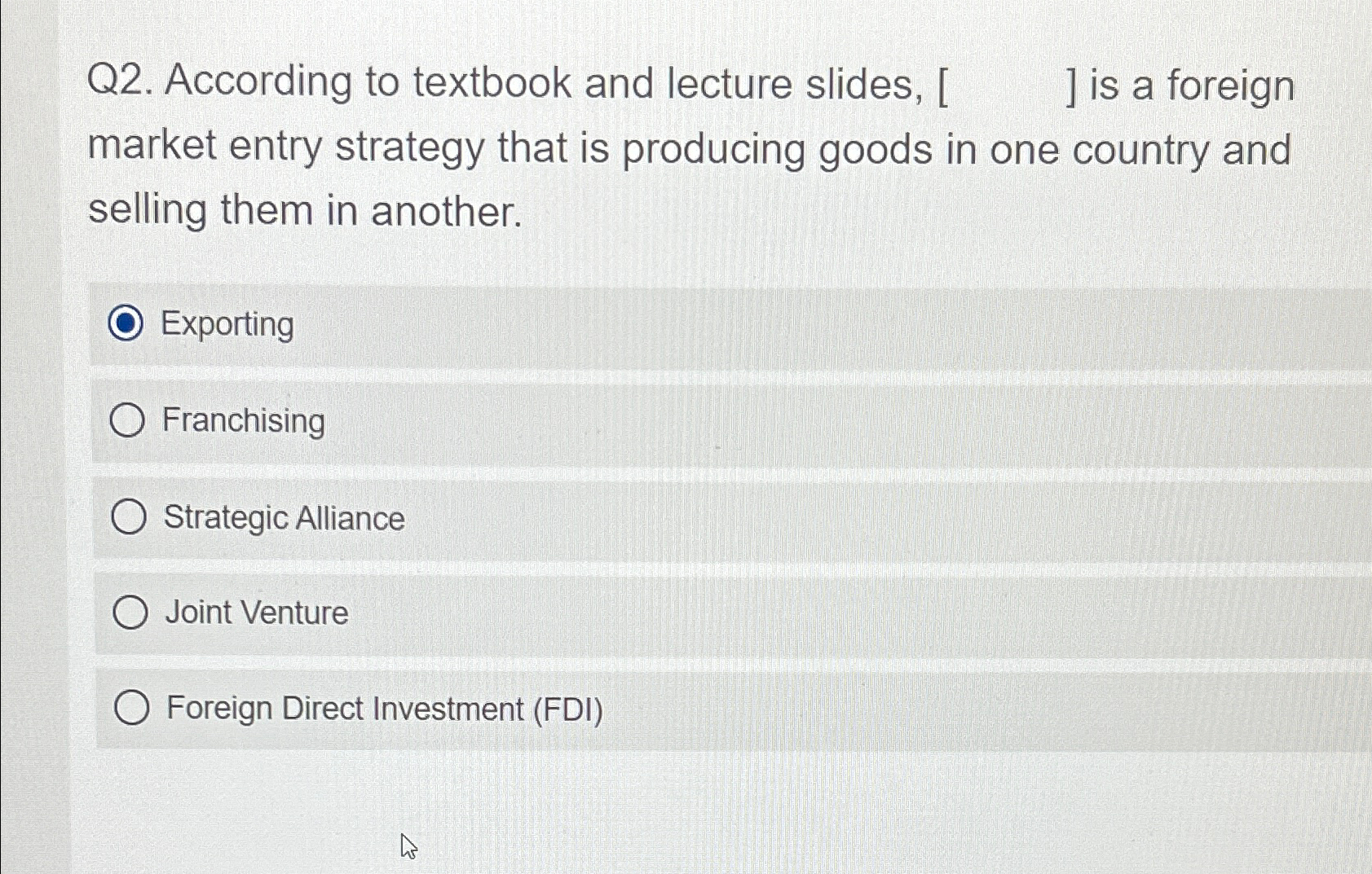 Solved Q2. ﻿According to textbook and lecture slides, [ ] | Chegg.com