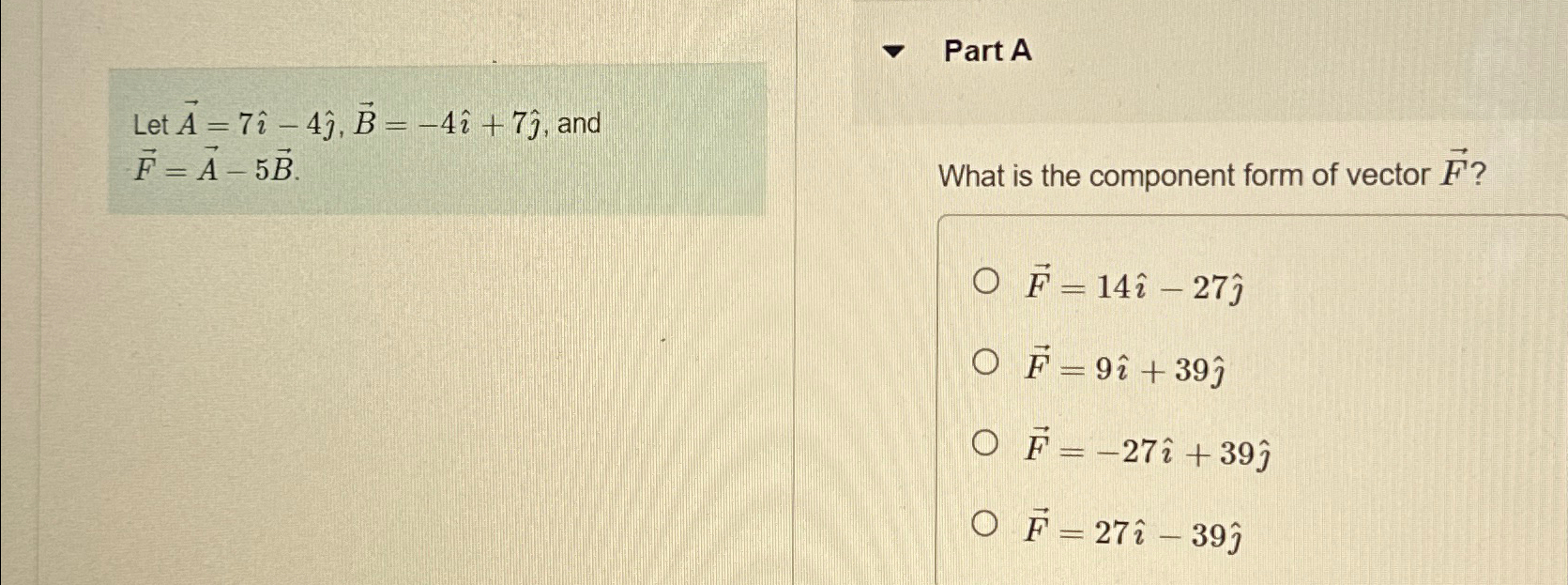Solved Part ALet | Chegg.com