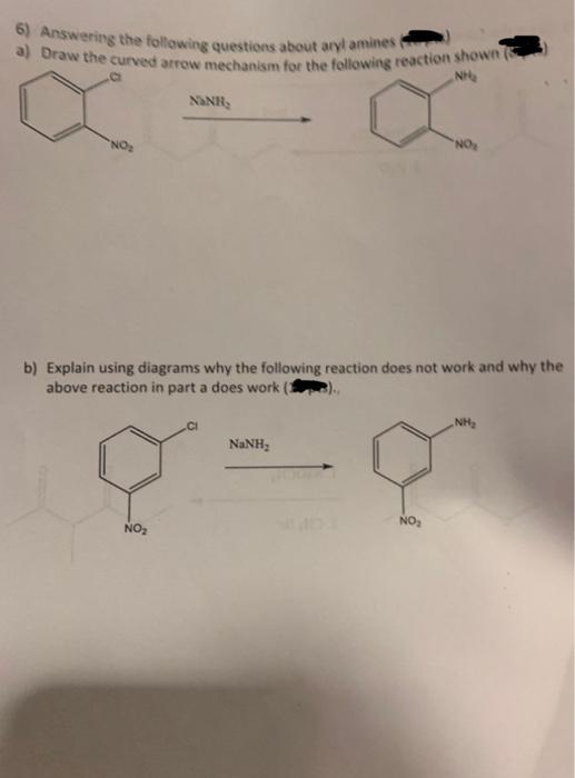 Solved 6) Answering the following questions about aryl | Chegg.com