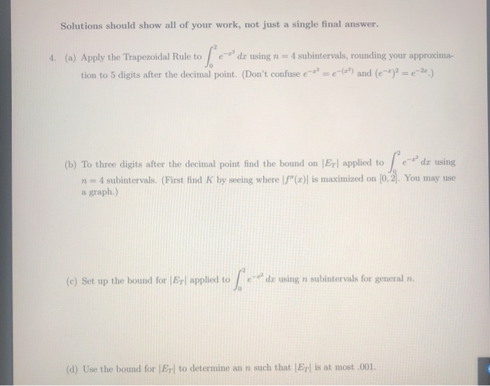 Solved dz 1. Evaluate x2 - 4x +3 (a) Decompose the integrand | Chegg.com