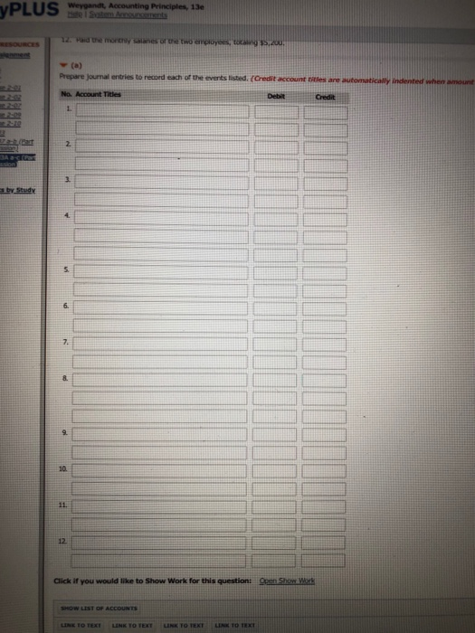 Solved Problem 2-03A a-c (Part Level Submission) Bramble | Chegg.com