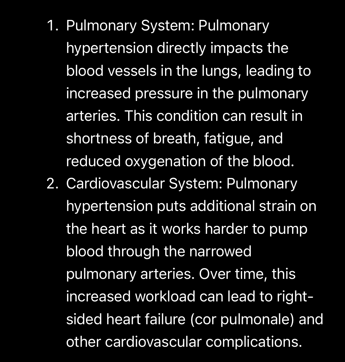 Solved Humanize this text for me Pulmonary System: Pulmonary | Chegg.com