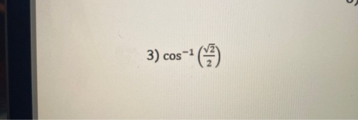 Solved 3) cos-> (1) | Chegg.com