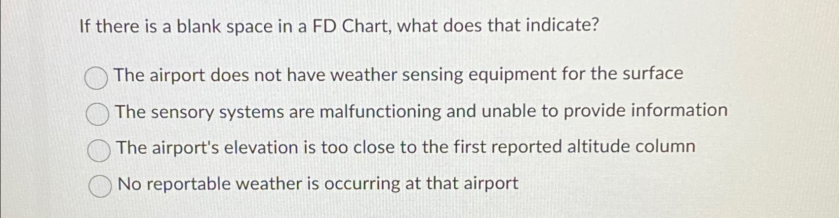 Solved If there is a blank space in a FD Chart, what does | Chegg.com