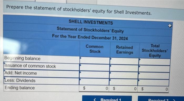 Solved Shell Investments provides financial services related | Chegg.com