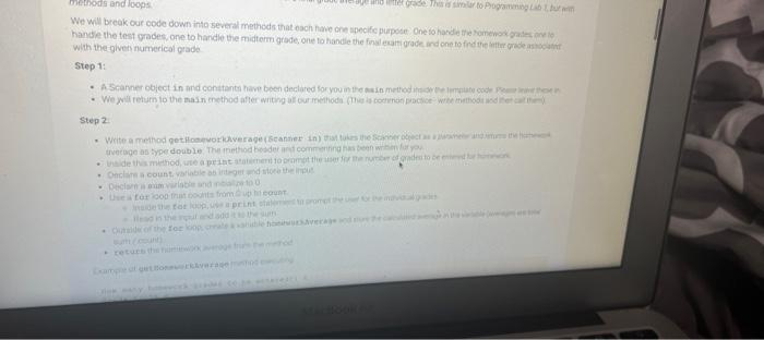 5. 19 Programming Lab 2: Grade Calculator With | Chegg.com