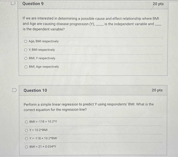 Solved If we are interested in determining a possible cause | Chegg.com